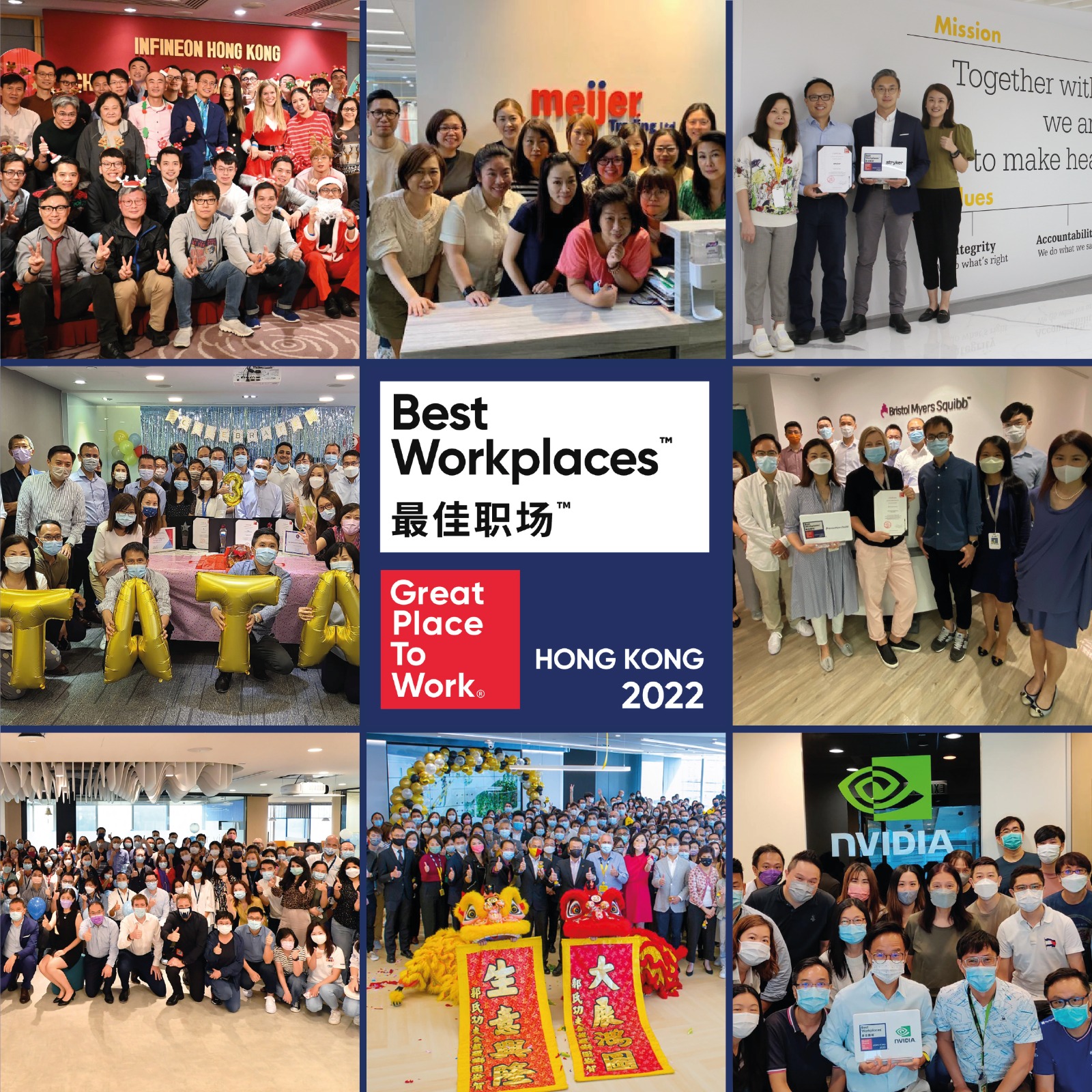 Best Workplaces in Hong Kong™ 2022 Awards Ceremony - GPTW Greater China